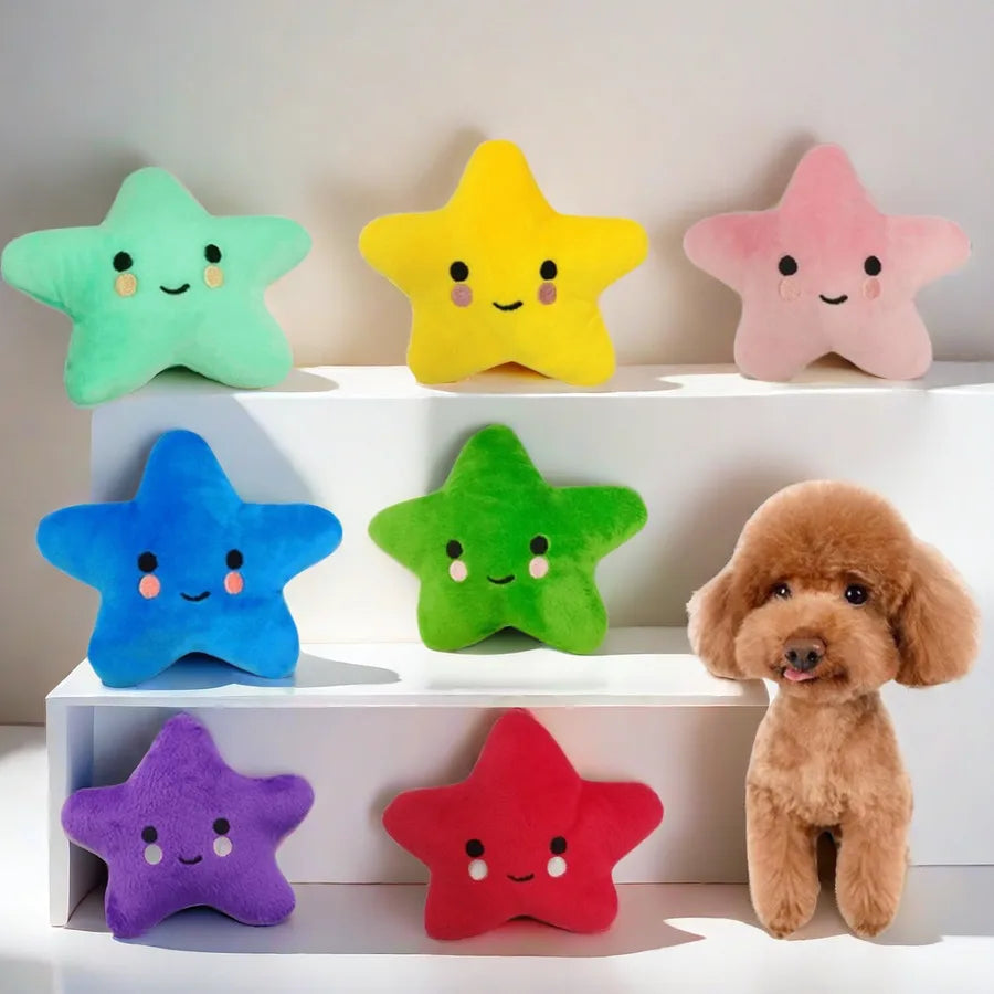 Juguete de peluche con forma de estrella para rechinar los dientes. Pa ...